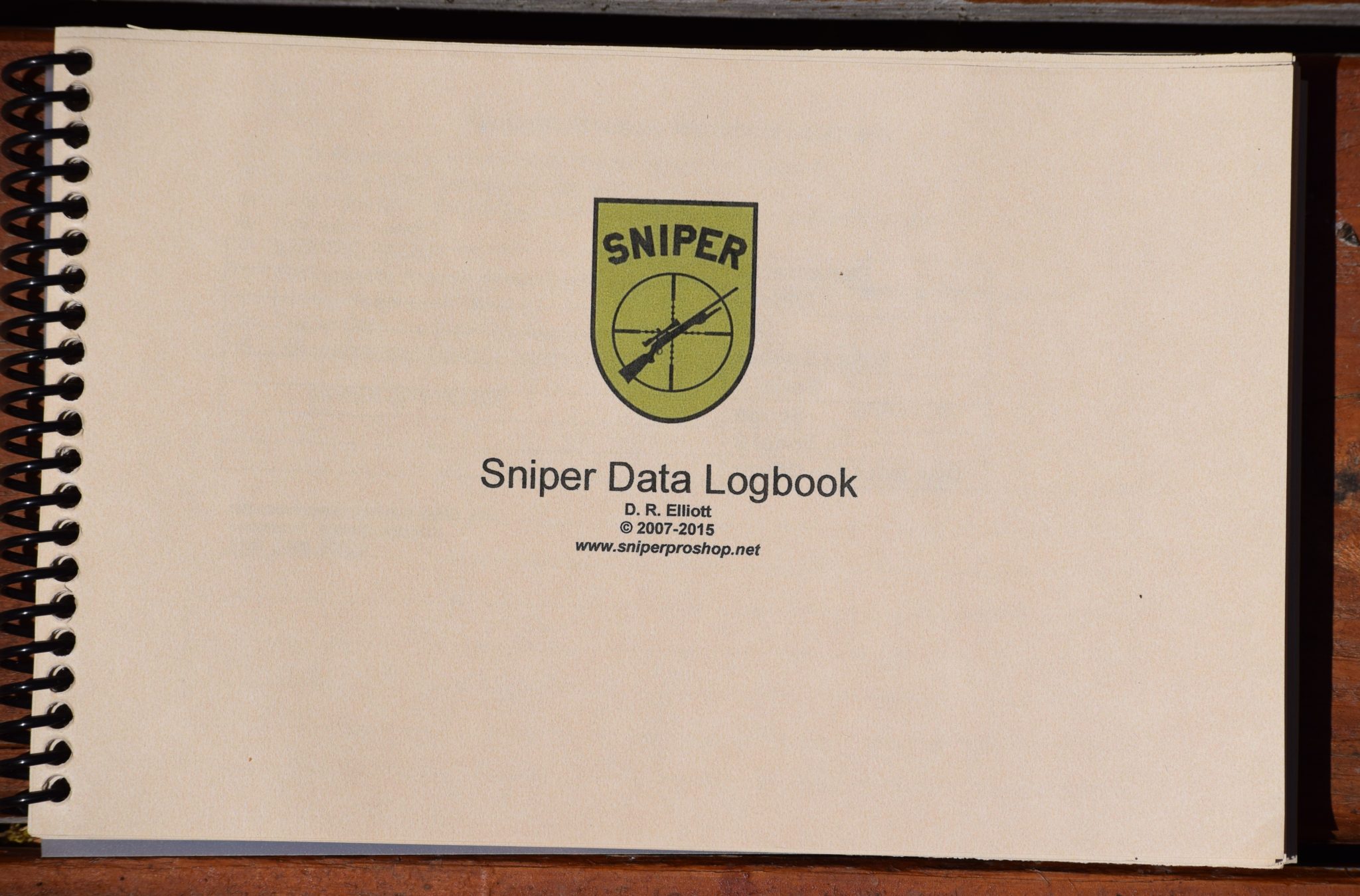 SPS Sniper Data Logbook | Sniper Pro Shop & High Ground Training Group